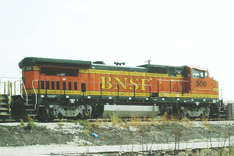 BNSF B 40-8W 506 AT KCS